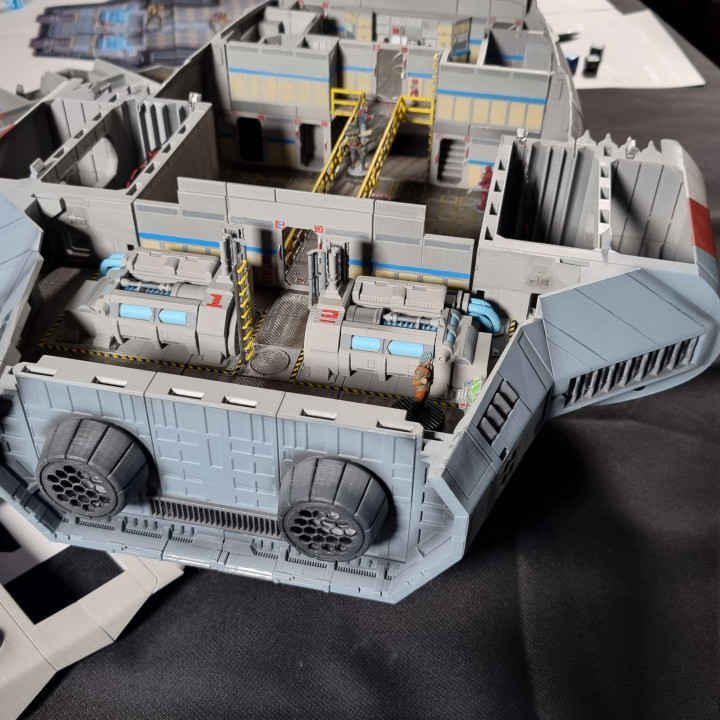 3D Printable 28mm Type A Free Trader Beowulf by 2nd Dynasty