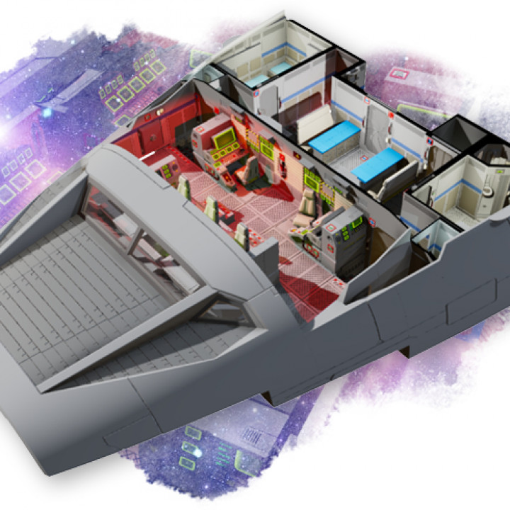 3D Printable 28mm Type A Free Trader Beowulf by 2nd Dynasty