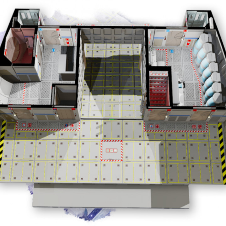 3D Printable 28mm Type A Free Trader Beowulf by 2nd Dynasty