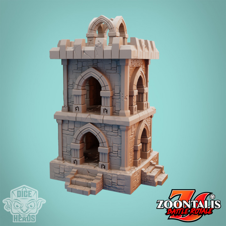 3D Printable Tower Terrain (FDM) by Dice Heads