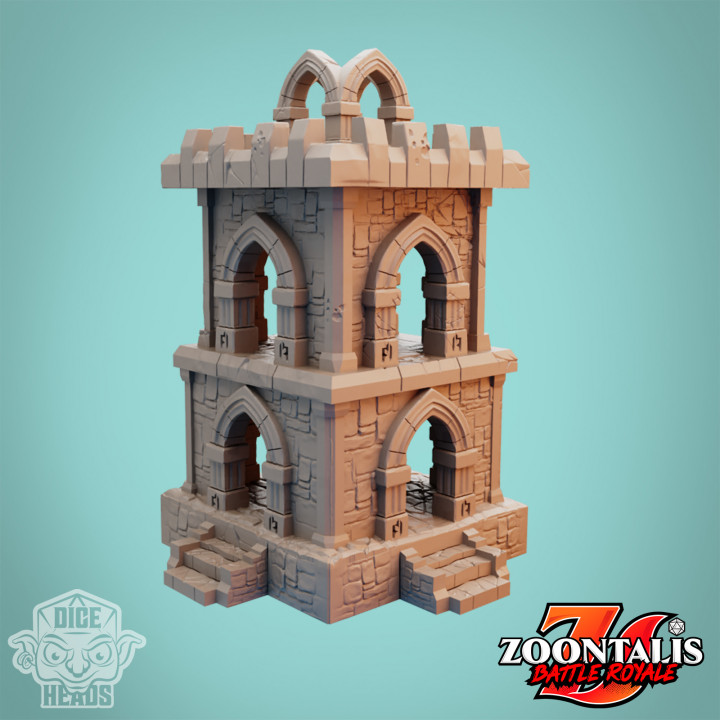 3D Printable Tower Terrain (FDM) by Dice Heads