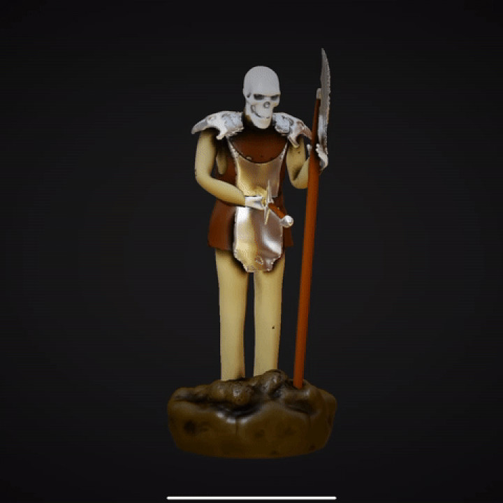 3D Printable DEATH CHESS SET by Lazy Bear