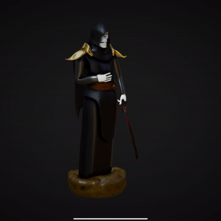 3D Printable DEATH CHESS SET by Lazy Bear