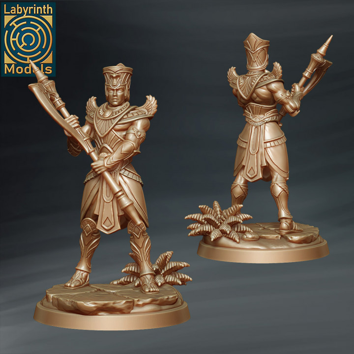 3D Printable Dynasty Guards - 32mm scale by Labyrinth Models