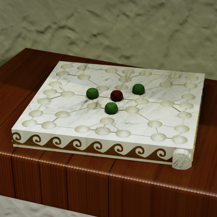 3D Printable BEAR & HUNTERS / BEAR GAME / BOARD GAME by Lazy Bear