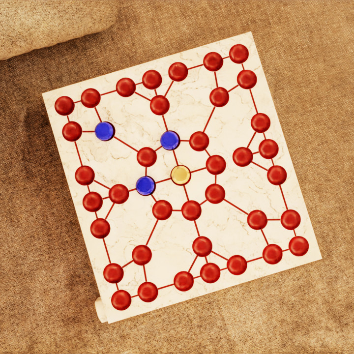 3D Printable BEAR & HUNTERS / BEAR GAME / BOARD GAME by Lazy Bear