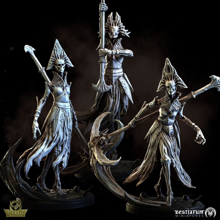 3D Printable Harvesters x3 | Eternal Legions | Undead by Bestiarum ...