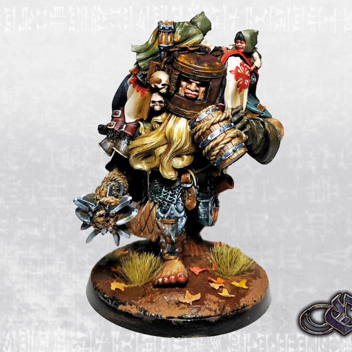 3D Printable "Aldabón"- Ogre - 60mm by Ezipion Digital Store