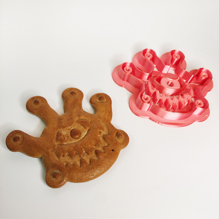 3D Printable Eye Monster Cookie Cutters by Props&Beyond