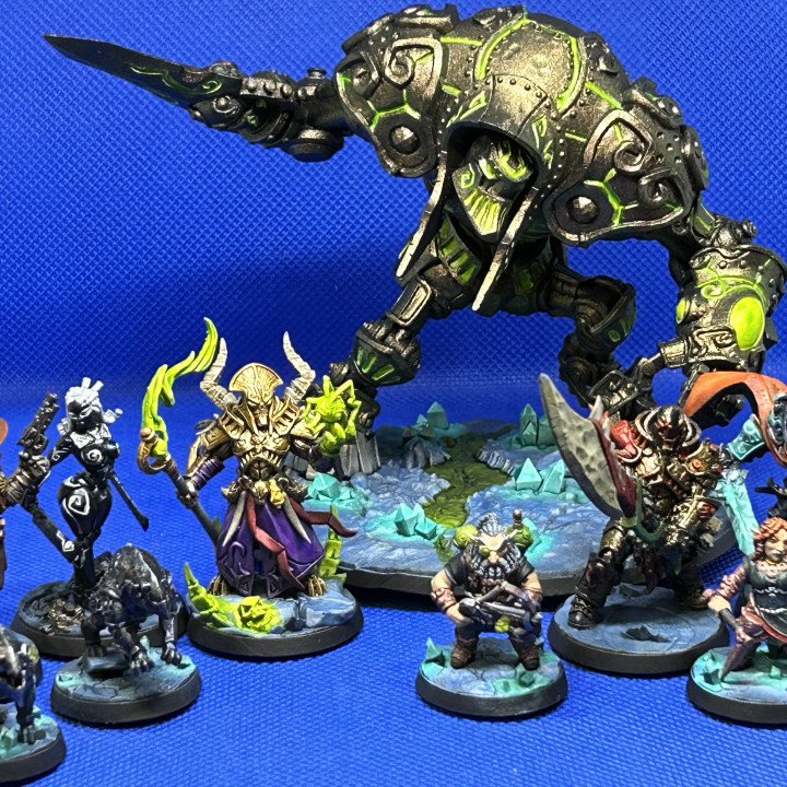 3D Print of Golem Simulacra (Complete Set - 44) by smackwappidy