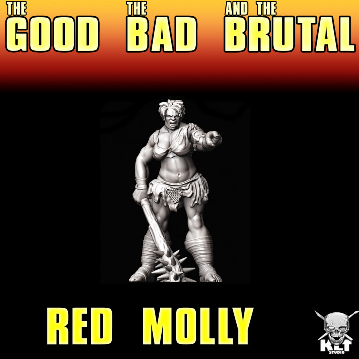 3D Printable Red Molly by KLT Studio