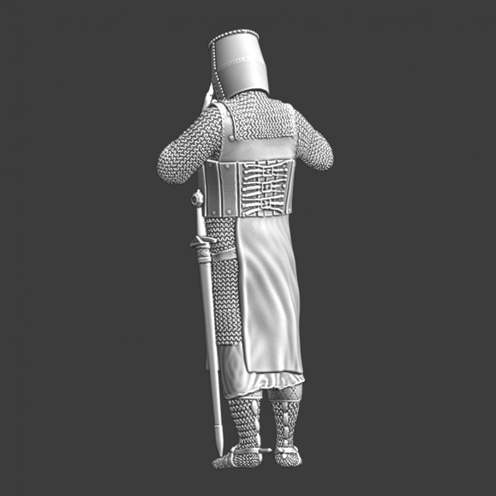 3D Printable Medieval knight taking on helmet by Northern Crusades ...