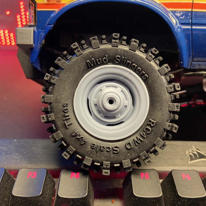 3D Printable Ampro Stock Steel Wheels for WPL C14, C24 and C54 by AMPro ...