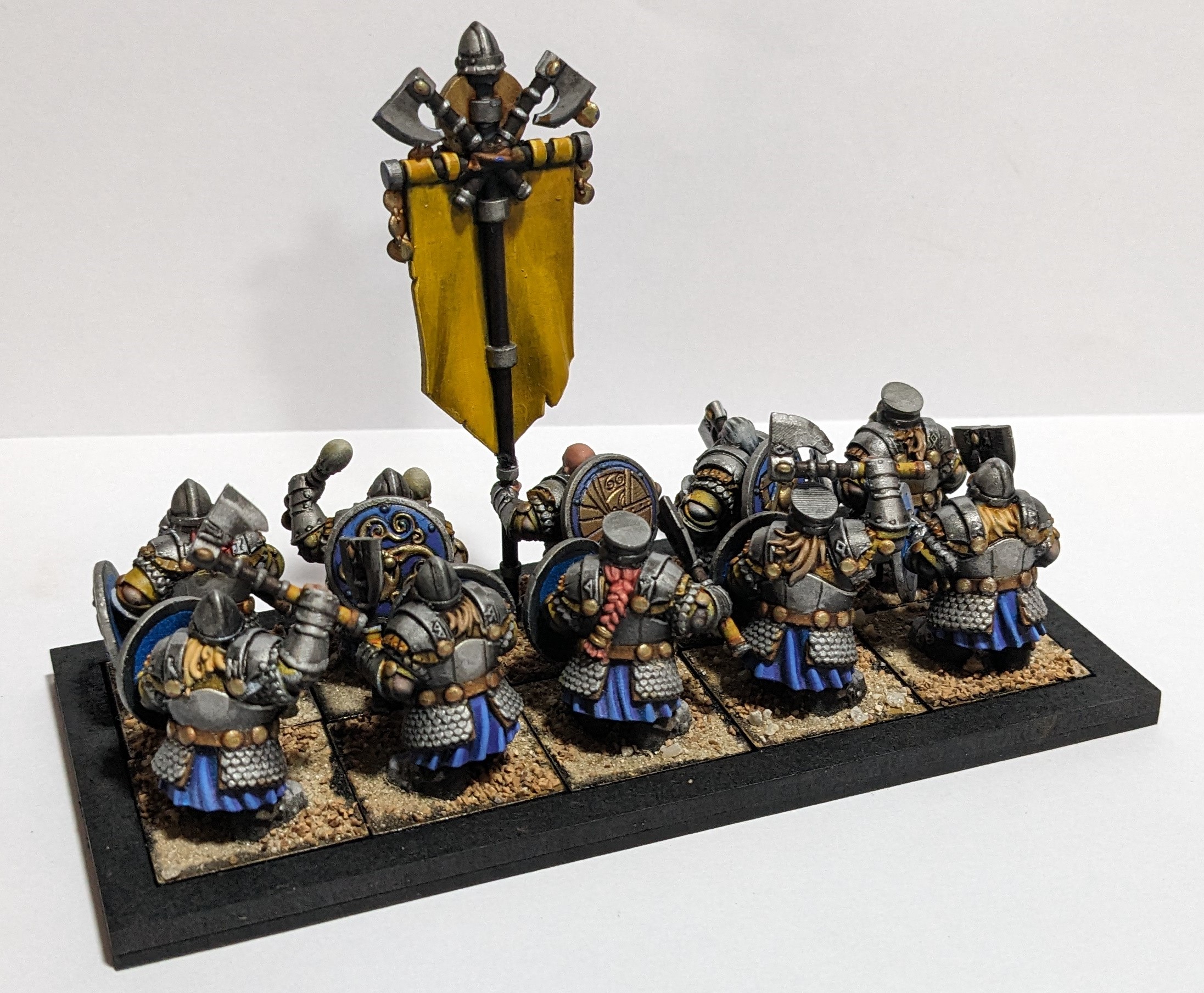 3D Printable Dwarf Huscarls Unit - Highlands Miniatures by Highlands ...