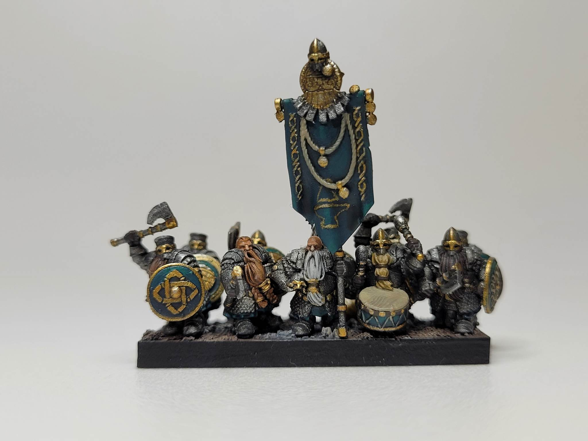3D Printable Dwarf Huscarls Unit - Highlands Miniatures by Highlands ...