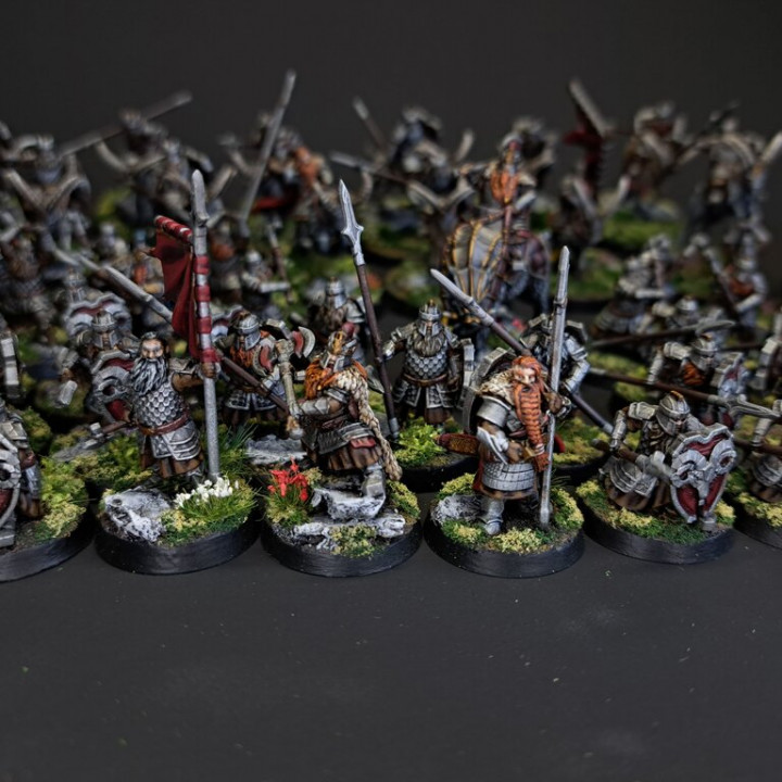 3D Print of Silver Goat Dwarf Banner | Silver Goat Dwarves | Fantasy by ...