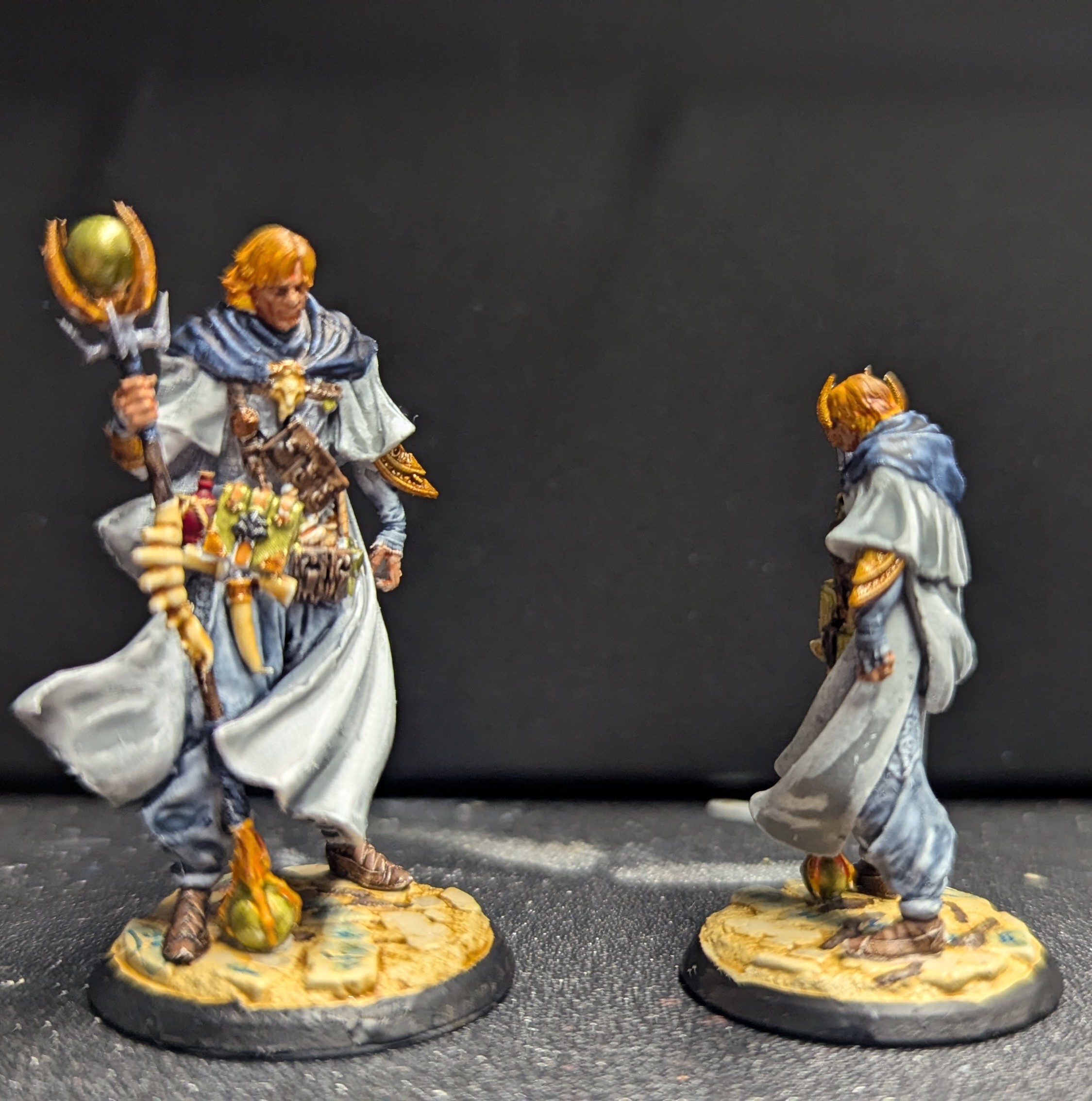 3D Printable Shadow Wanderer, Human Warlock by Flesh of Gods