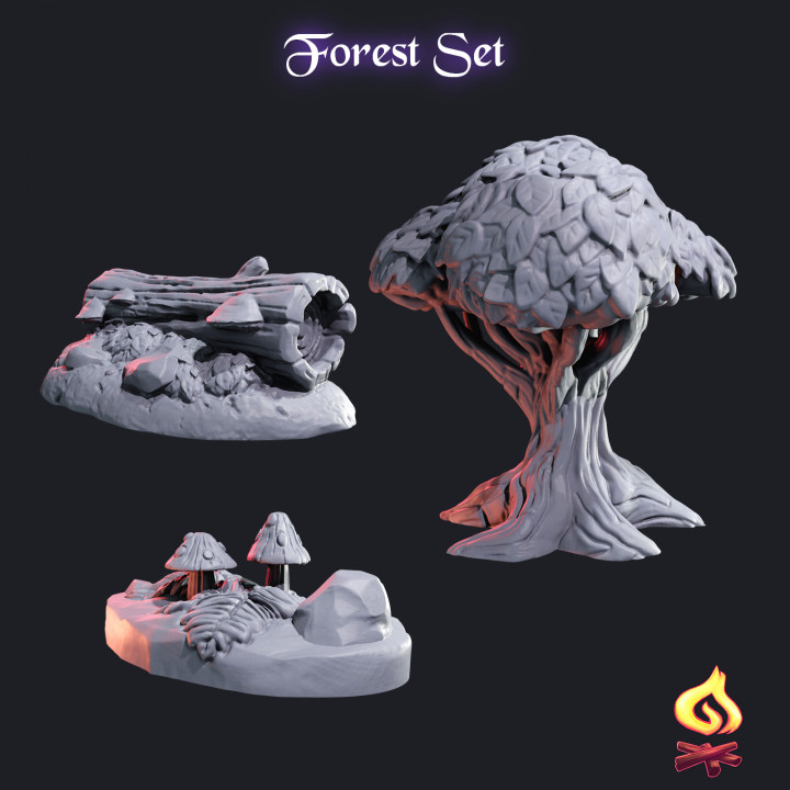 3D Printable Forest Set by Safehold