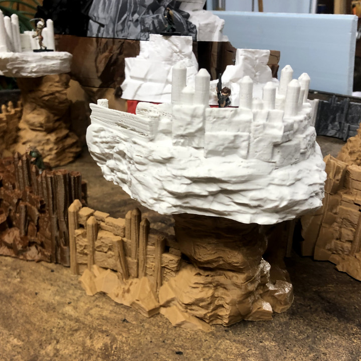 3D Printable Orc Wasteland Fort and Dwarven Ruin by GameScape3D