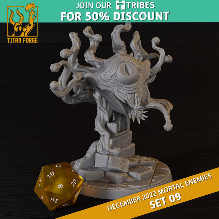3D Printable RPG - Monsters DnD 5e - Mortal Enemies Set 09 by Titan ...