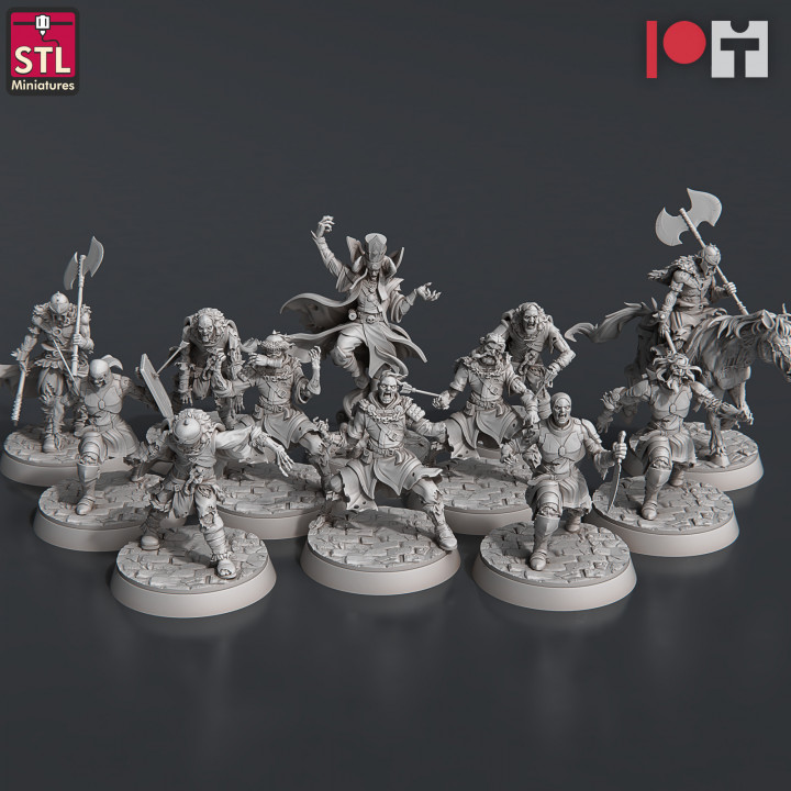 3D Printable Undead Set by STL Miniatures