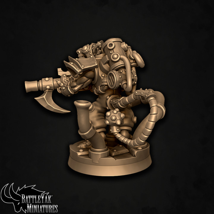 3D Printable Wyzerd Raticator A by Battle Yak Miniatures