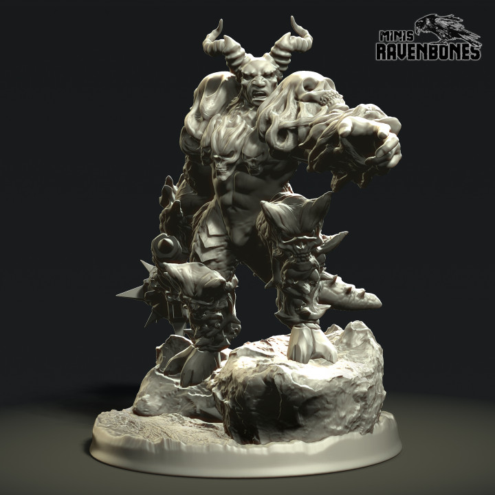 3D Printable Demon or Devil by RavenBonesStudio