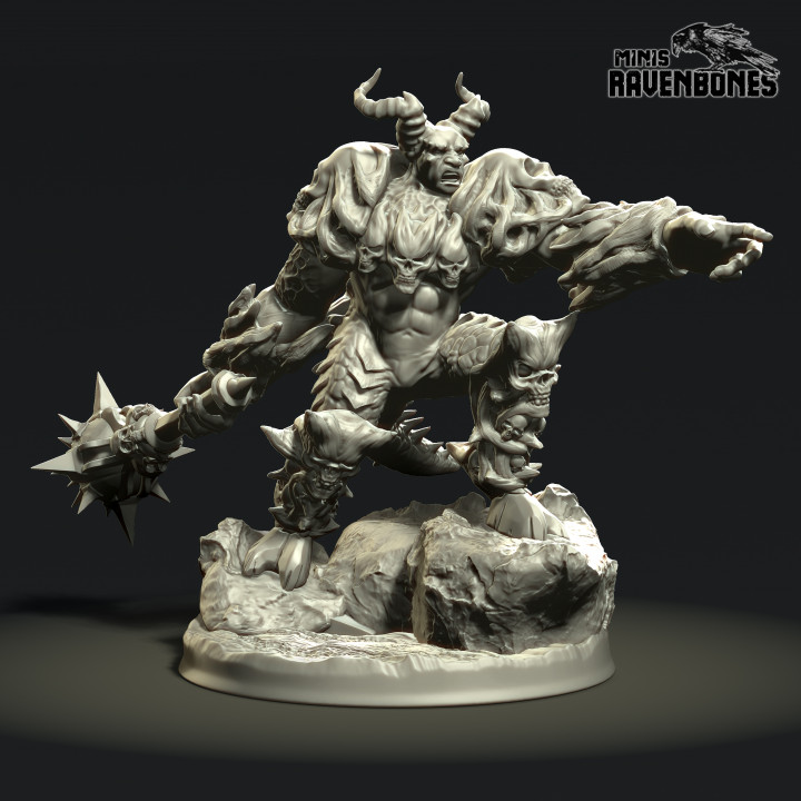 3D Printable Demon or Devil by RavenBonesStudio