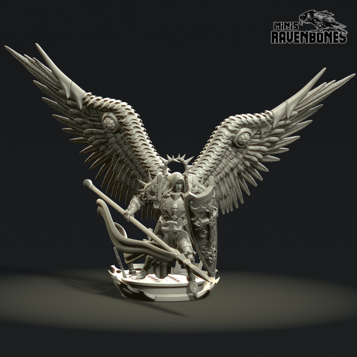 3D Printable Angel by RavenBonesMinis