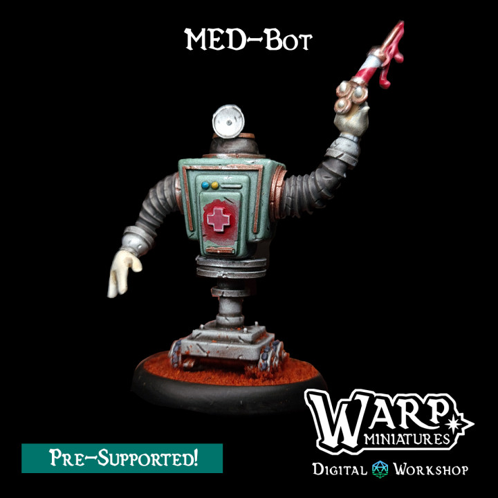 3D Printable MED-Bot by Warp Miniatures