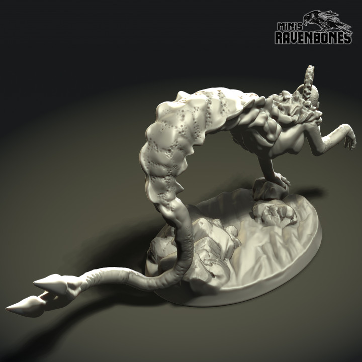 3D Printable Crawling Horror by RavenBonesStudio