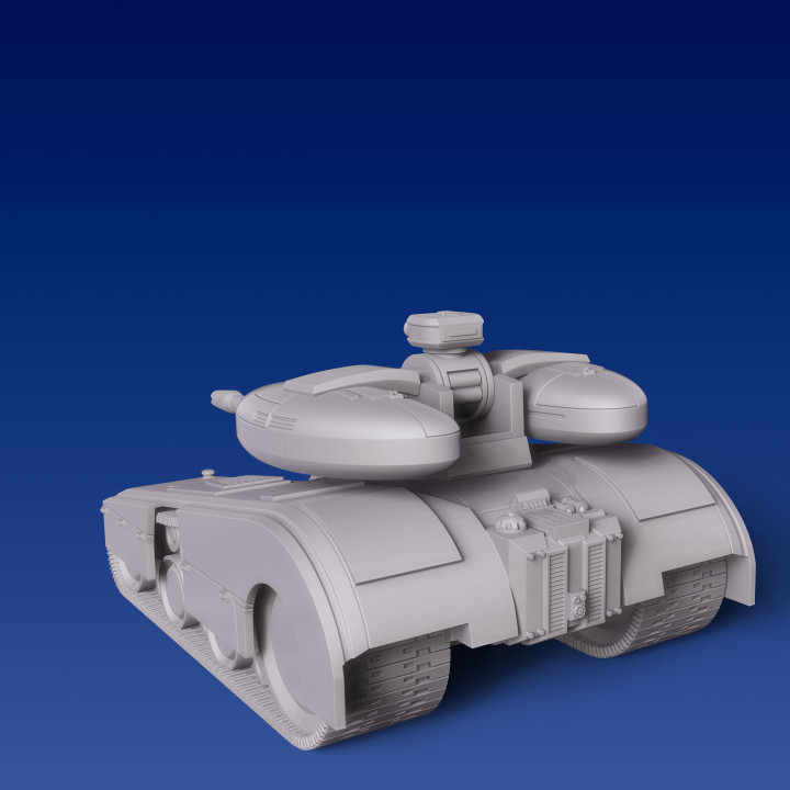 3D Printable Alliance Main Battle Tank by Dark Fire Designs