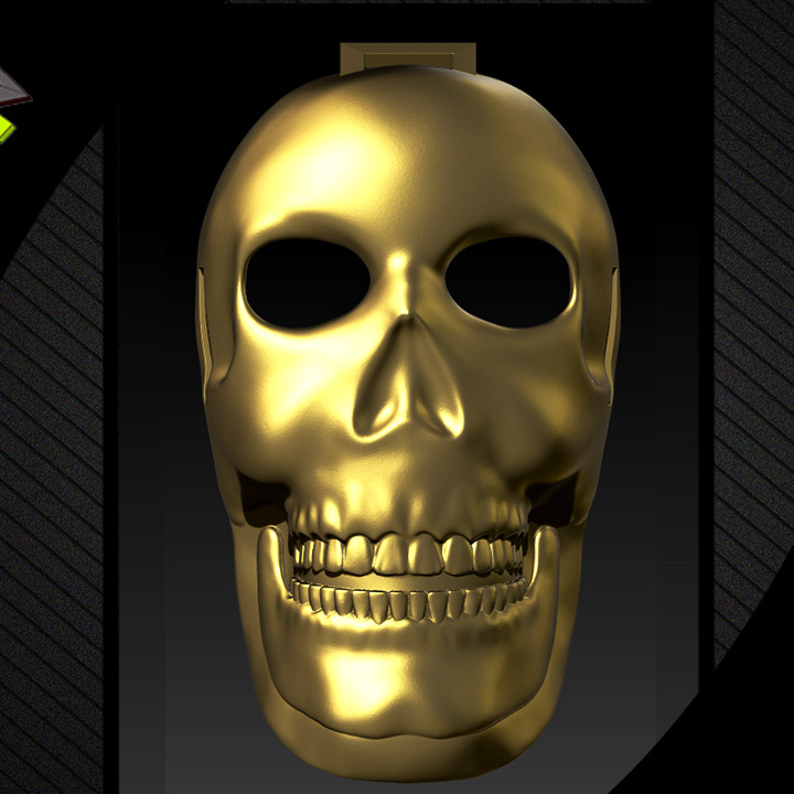 3D Printable GHOST MASK - CALL OF DUTY | MÁSCARA DE GHOST - COD by ...