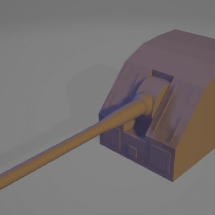 3D Printable Single and Twin Mount 5in Turrets by Joshua Butler