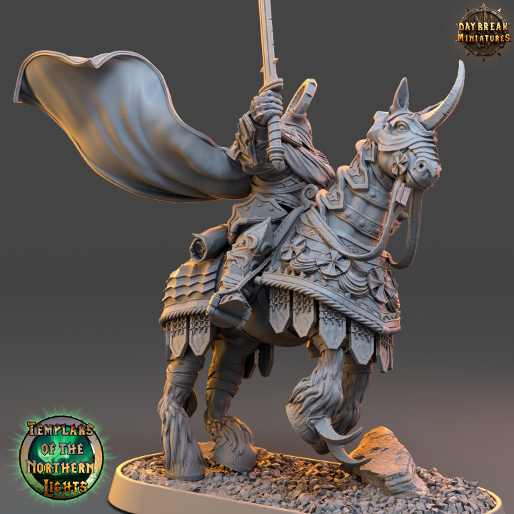 3D Printable Ritter Gotthold Boarbane - Templars of the Northern Lights ...