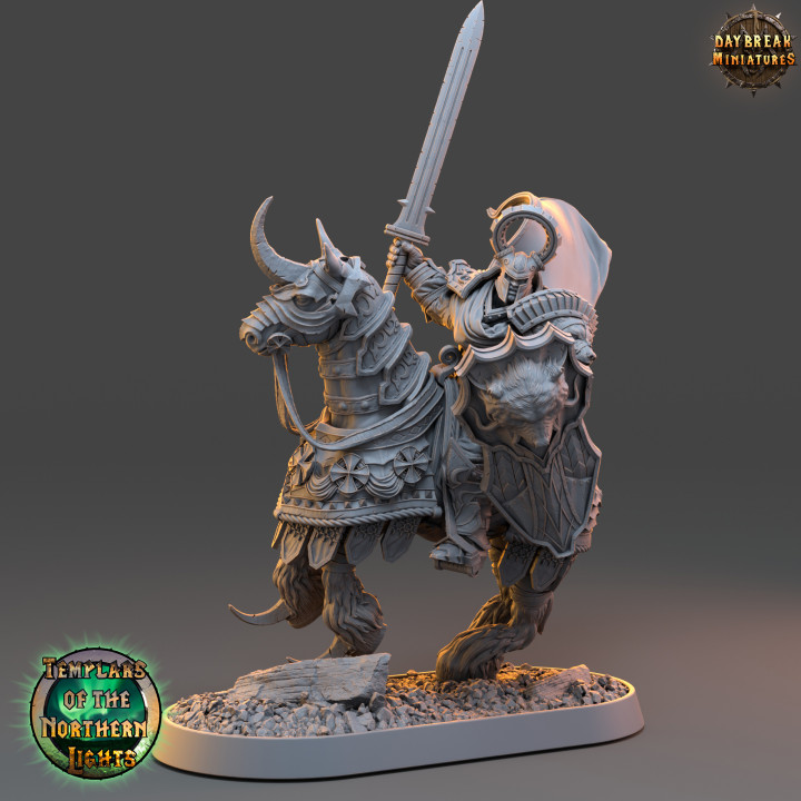 3D Printable Ritter Gotthold Boarbane - Templars of the Northern Lights ...