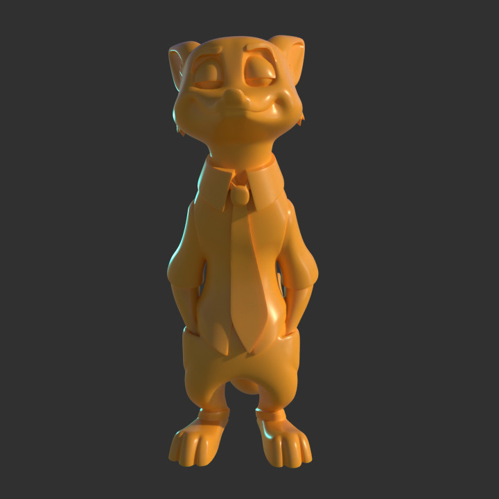 3D Printable Nick The Fox Zootopia by Clay D