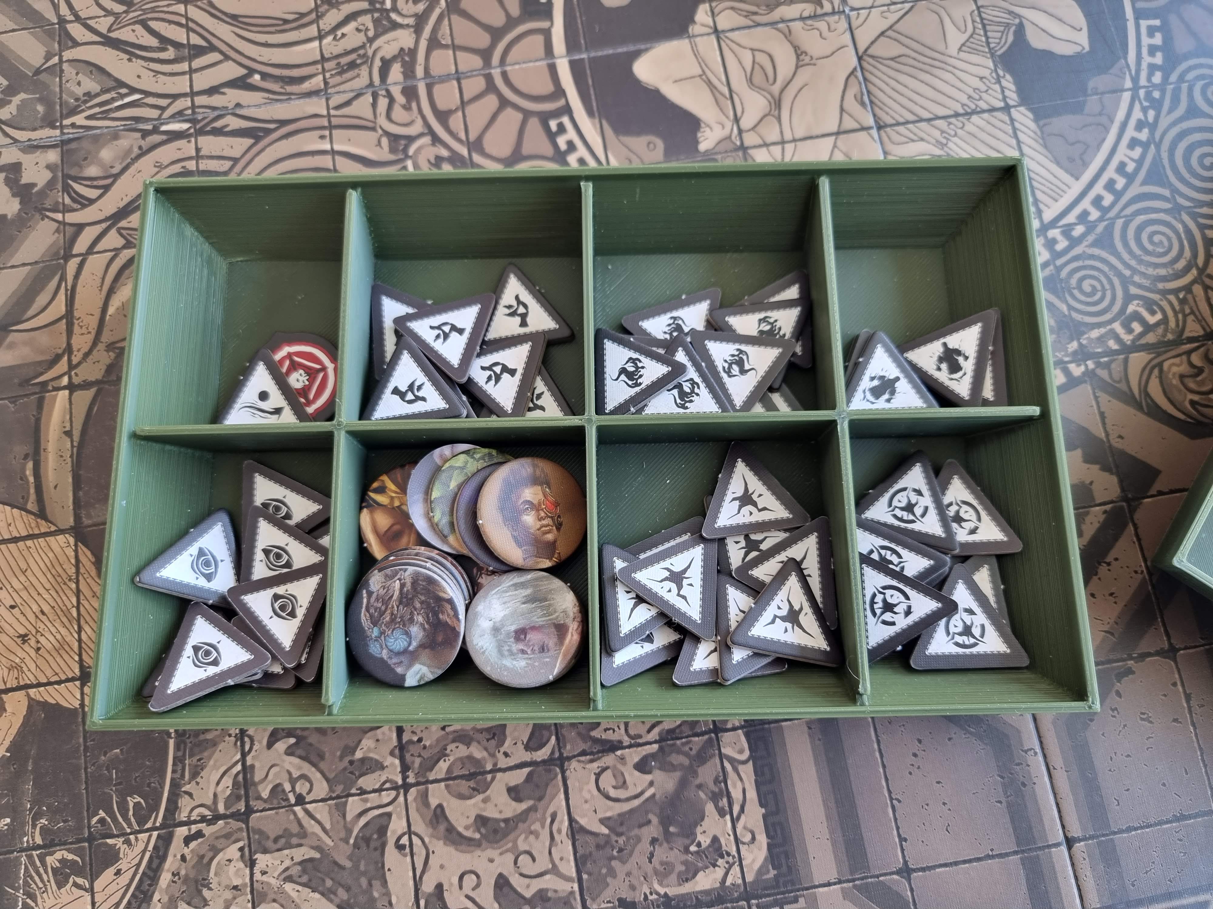3D Printable Stackable Card trays for all cards sizes, Sleeved and un ...