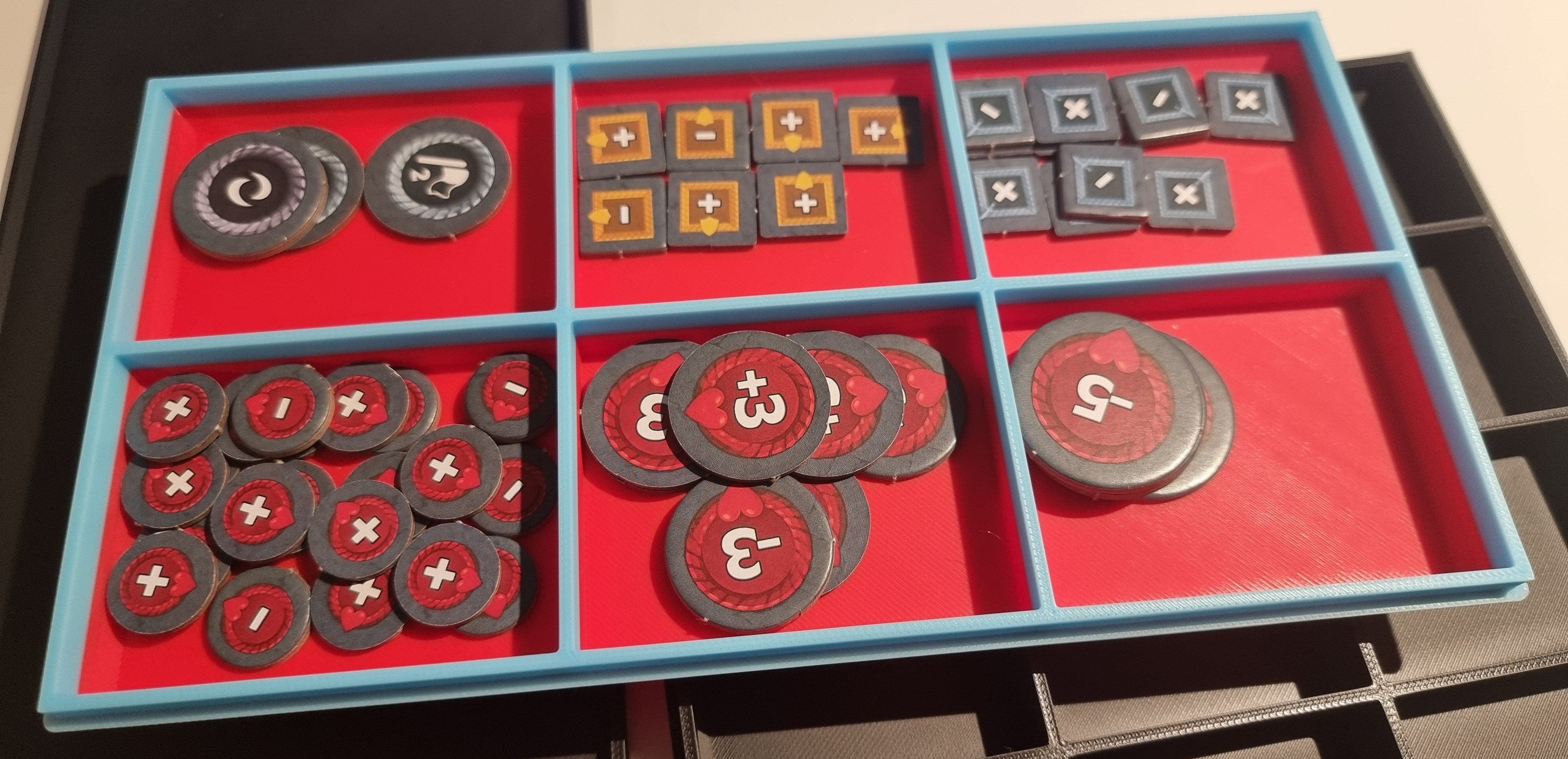 3D Printable Stackable Card trays for all cards sizes, Sleeved and un ...
