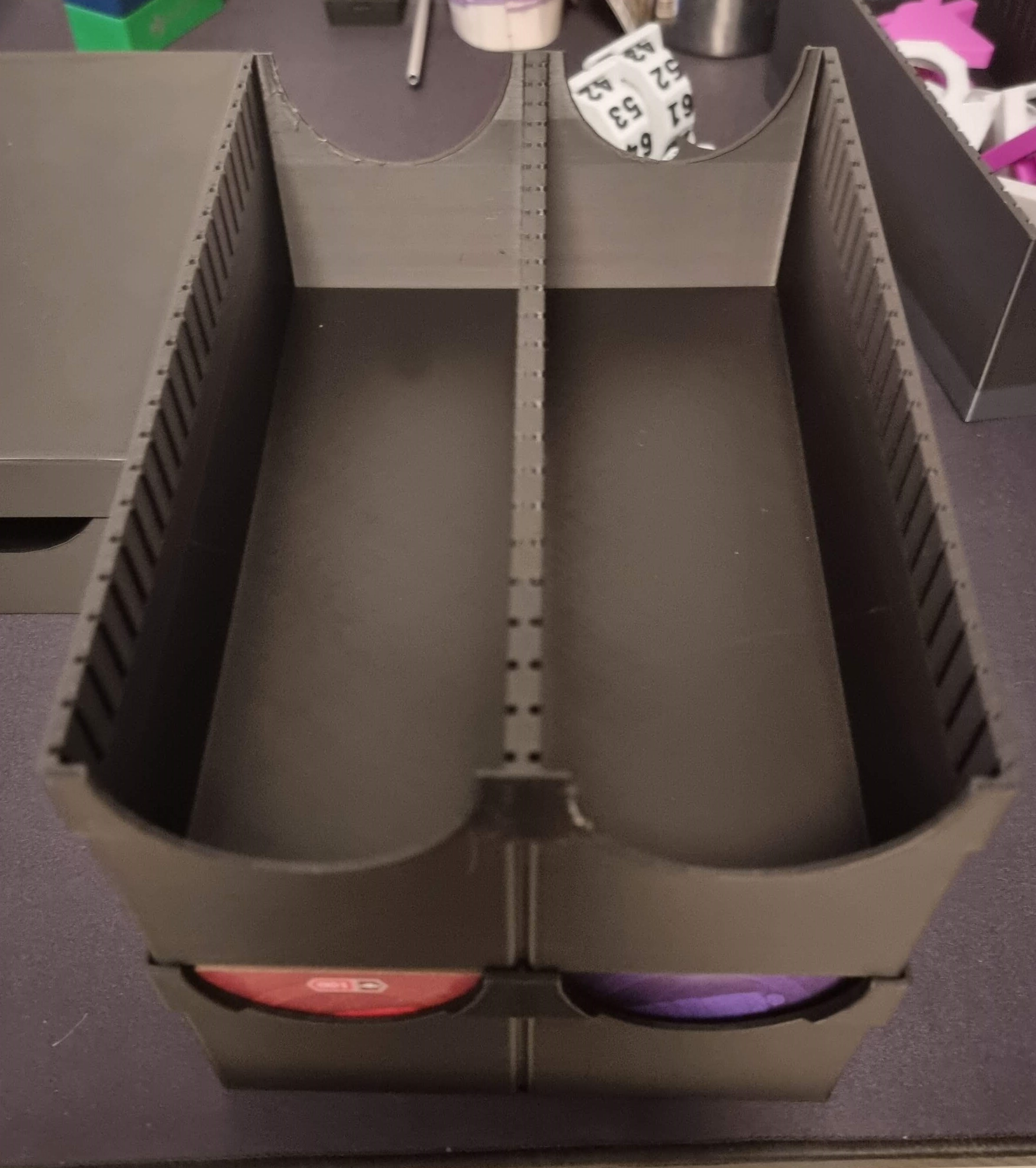 3D Printable Stackable Card trays for all cards sizes, Sleeved and un ...