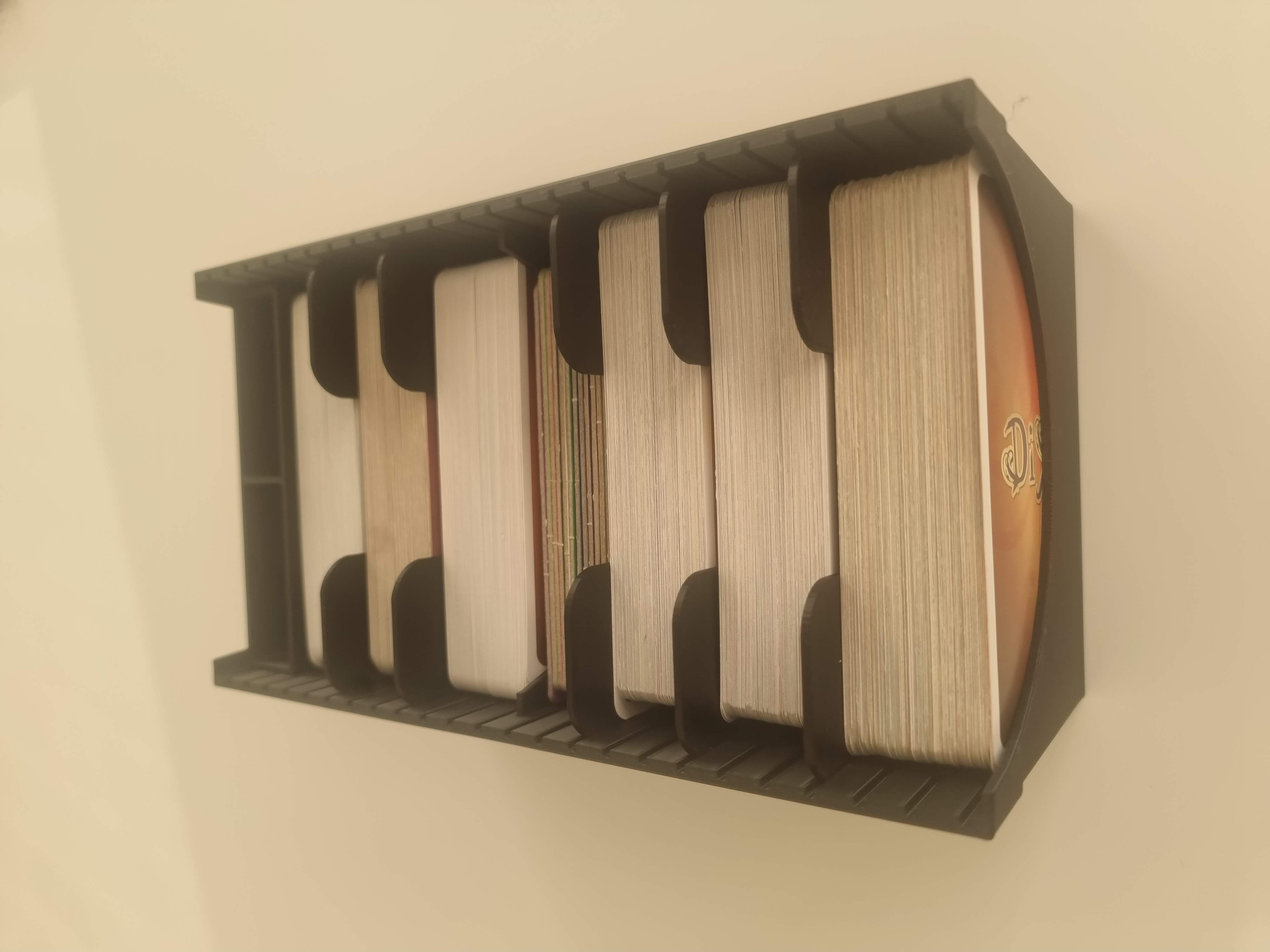 3D Printable Stackable Card trays for all cards sizes, Sleeved and un ...