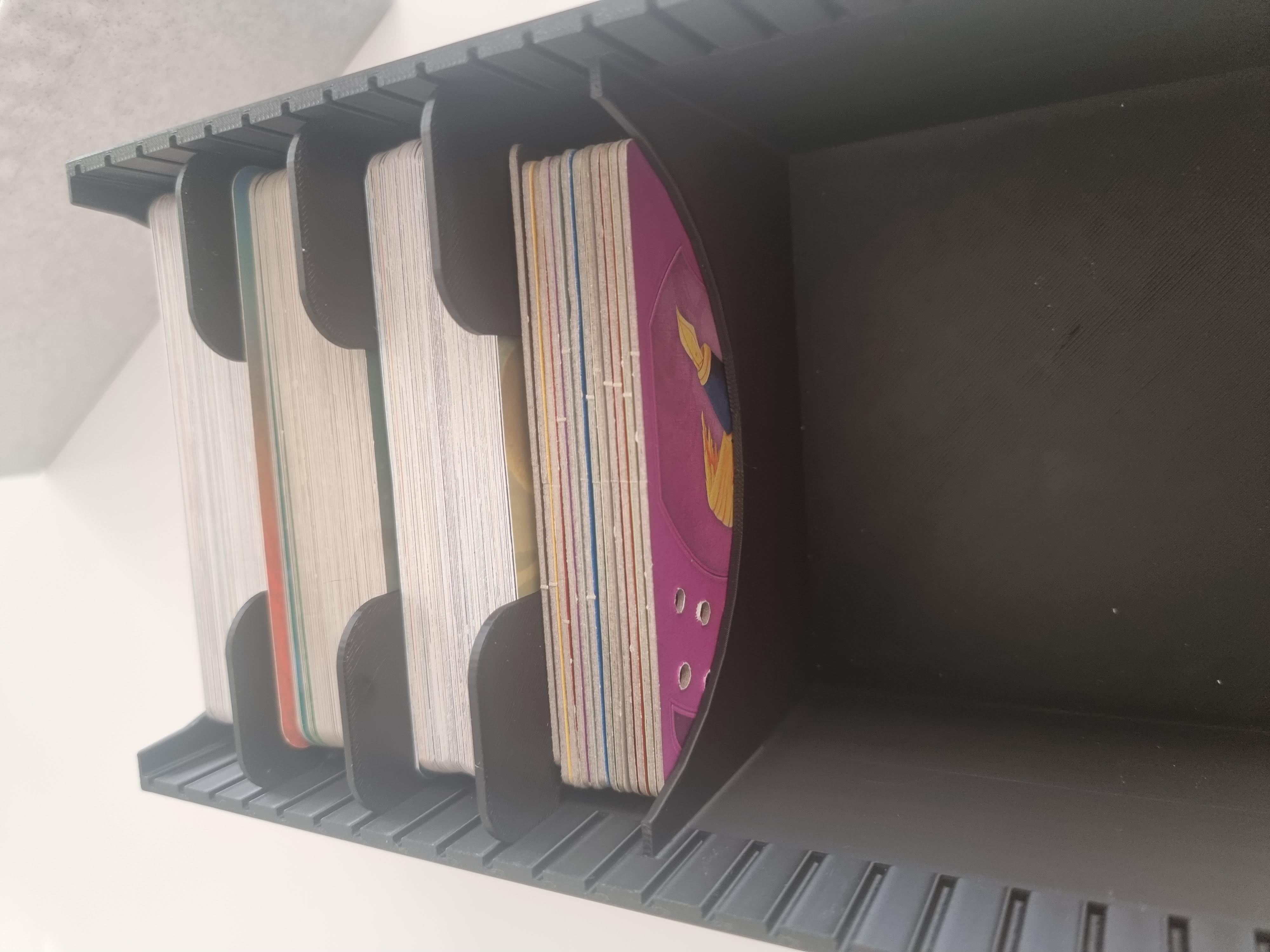 3D Printable Stackable Card trays for all cards sizes, Sleeved and un ...