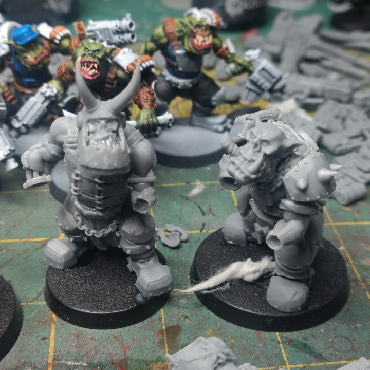 3D Print of MrModulork's Simple Orc Heads - Set A by damage157