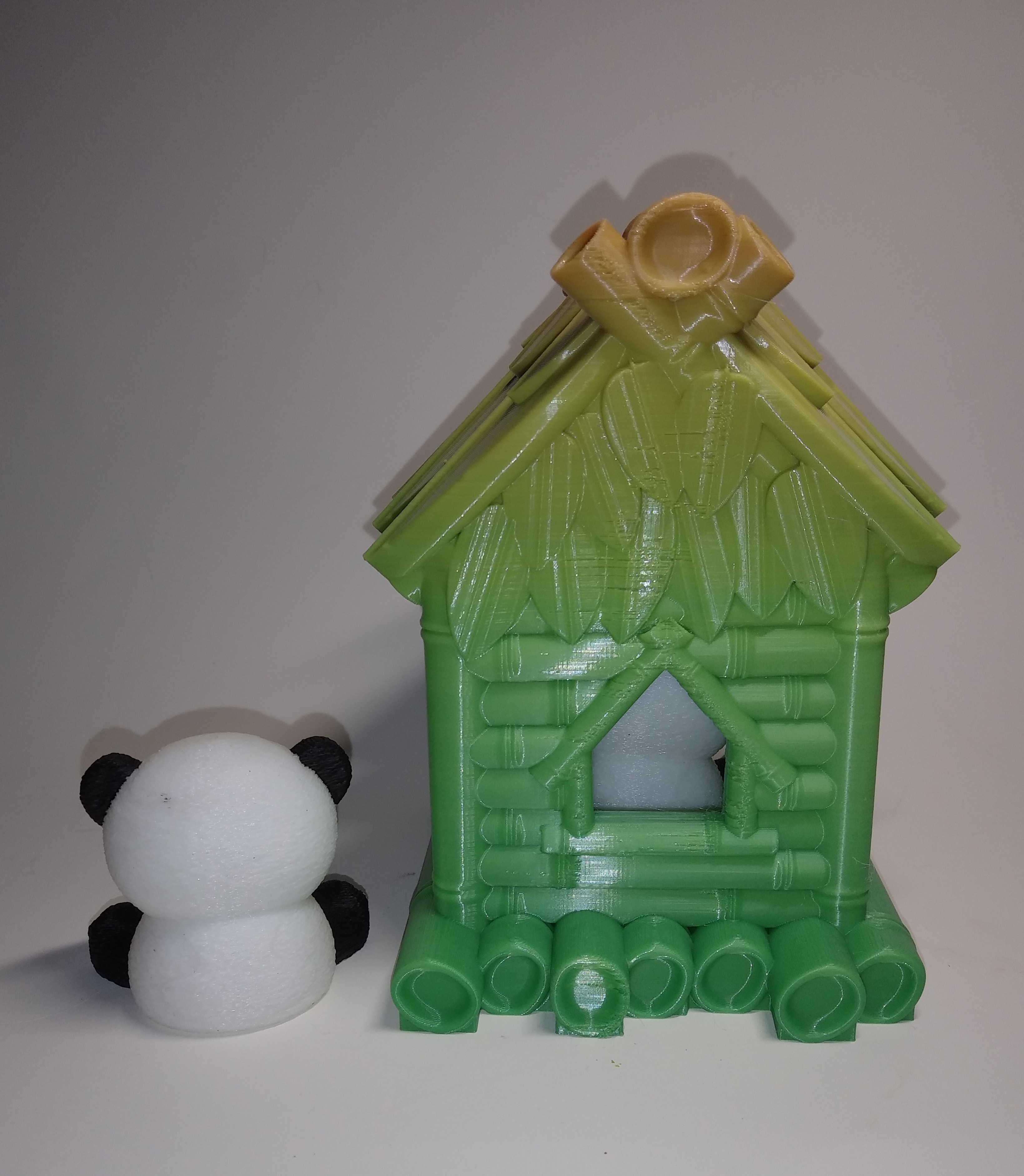 3D Printable Panda Hut by Josh