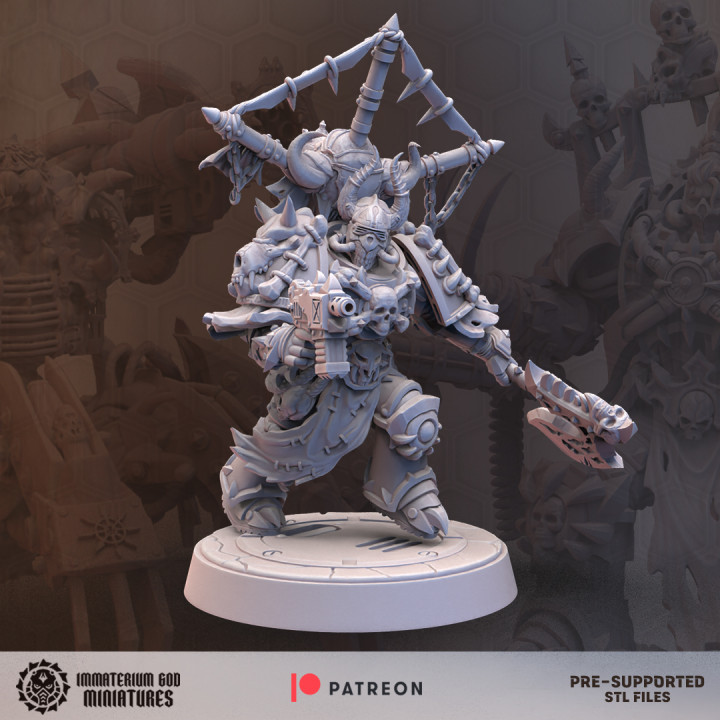 3D Printable Scavenger marines (Executors) by Immaterium God Miniatures