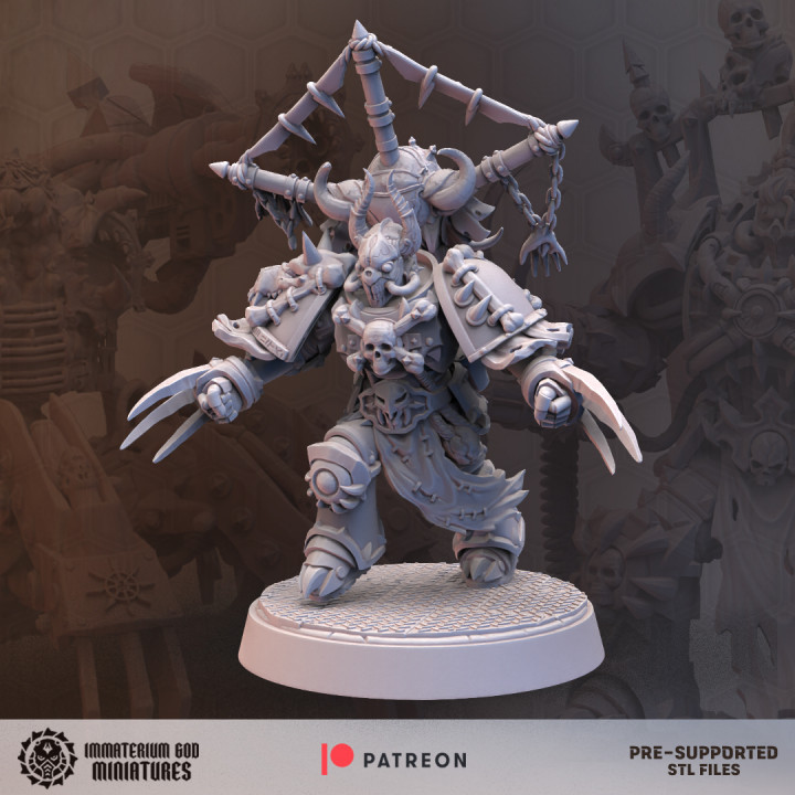 3D Printable Scavenger marines (Executors) by Immaterium God Miniatures