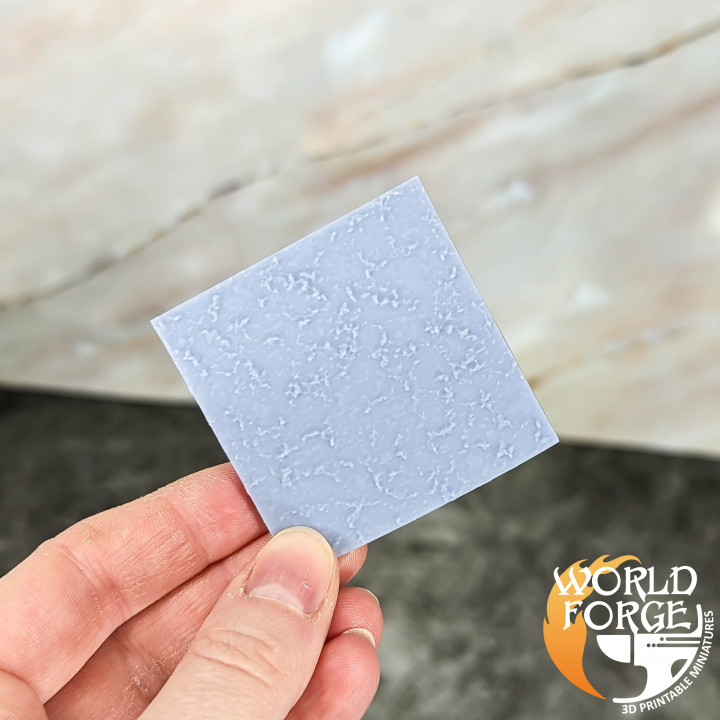 3D Printable Forest Floor Tiles & Bases by World Forge Miniatures