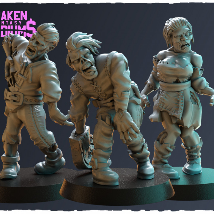 3D Printable STADIUM SCUMM (Fans, Staff, Referees) by Kraken 3D Studios