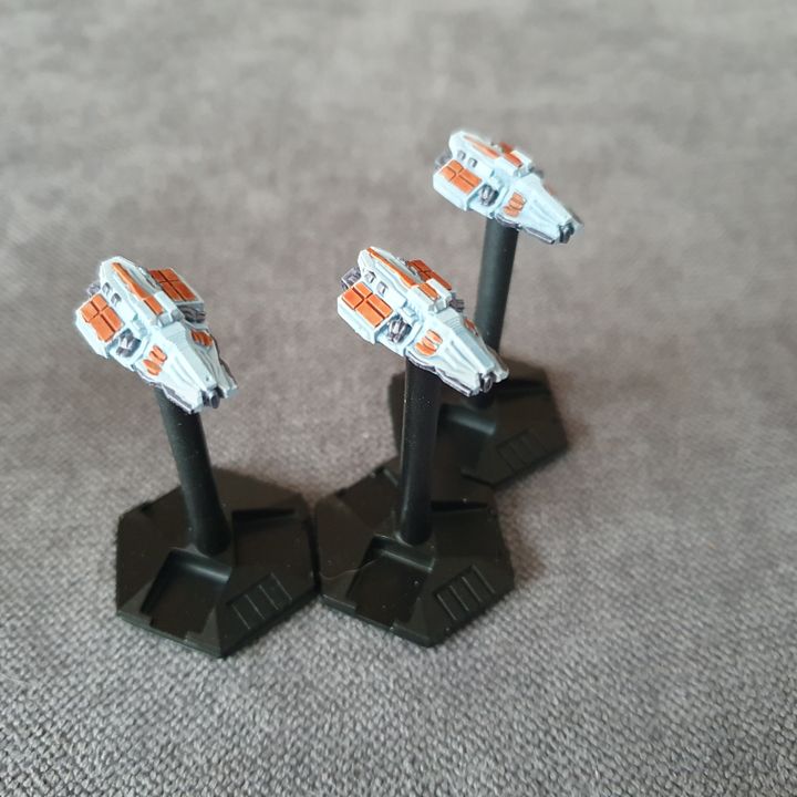 3D Print of SCI-FI Ships Fleet Pack - Imperial Hemina - Presupported by ...