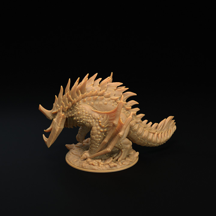 3D Printable Siege Wyvern Behemoth | PRESUPPORTED | Children of the ...